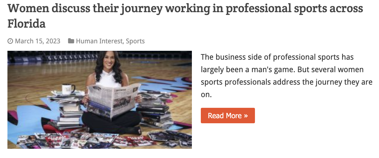 Multimedia Reporting Projects – Arianna E. Allen